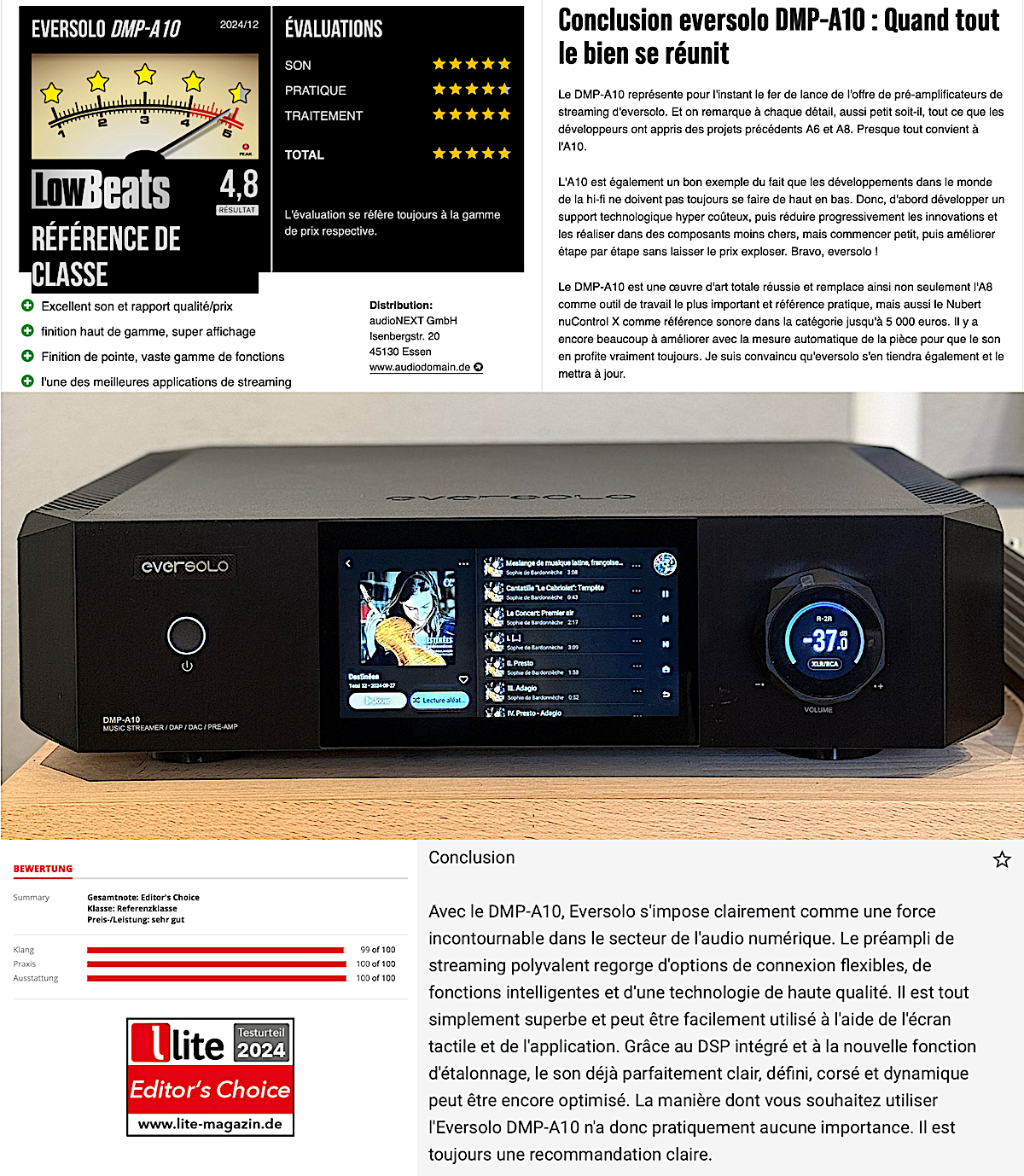 EVERSOLO DMP-A10-Tests - EmoSound